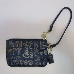 Coach | Bags | Coach Poppy Story Patch Glam Wristlet | Poshmark